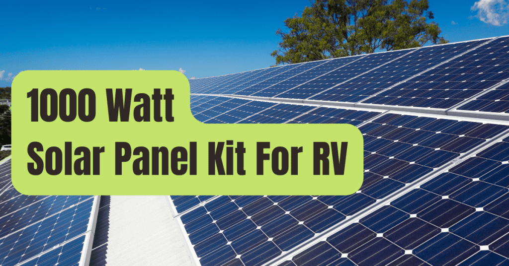 1000 Watt DIY Solar System on Class C RV - RVing Beginner