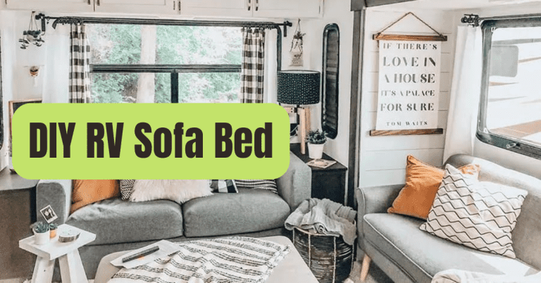 DIY RV Sofa Bed - RVing Beginner