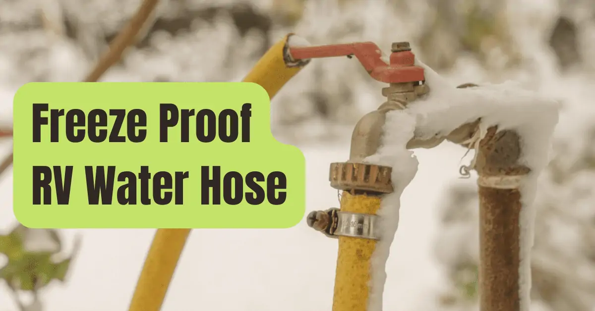How To Keep RV Water Hose From Freezing (Best Methods) - RVing Beginner