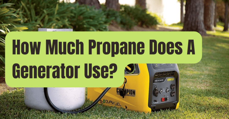 How Much Propane Does a Generator Use: Consumption Calculator - RVing ...