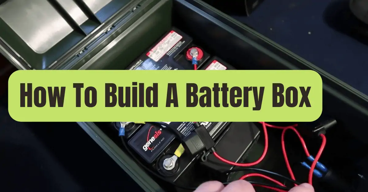 How to Build a Plywood Battery Box for a DIY Van Conversion - RVing ...