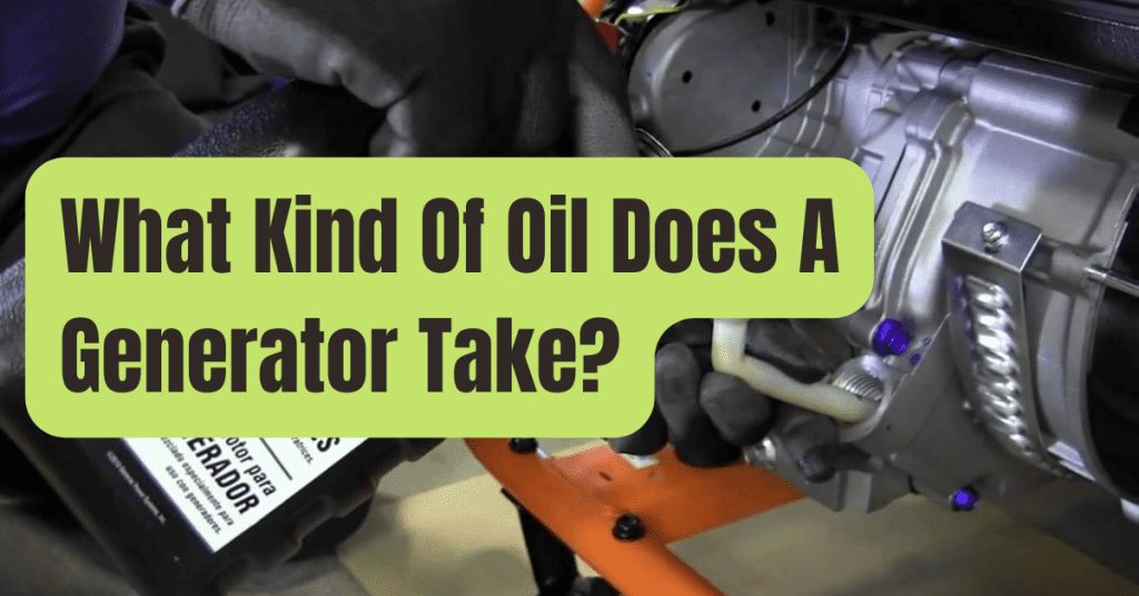 What Kind of Oil Does a Generator Use? - RVing Beginner